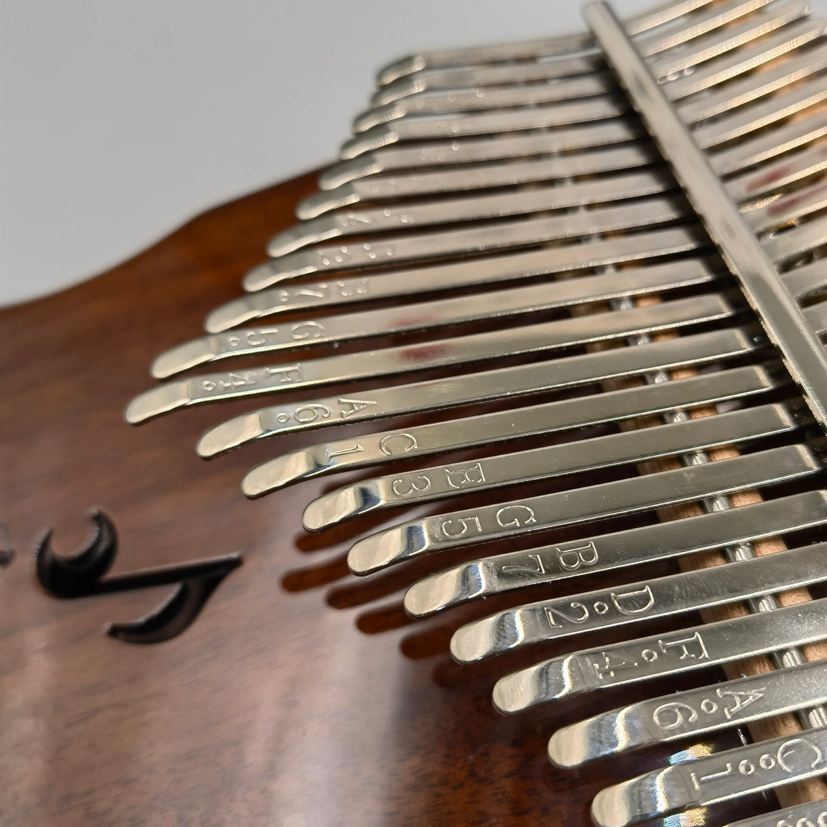 Jooleer 21 Keys Black Walnut Wood Kalimba with Smartphone Stand and Ca